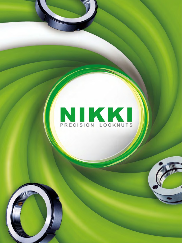 NIKKI Precision Locknuts Overview | PDF | Screw | Applied And ...