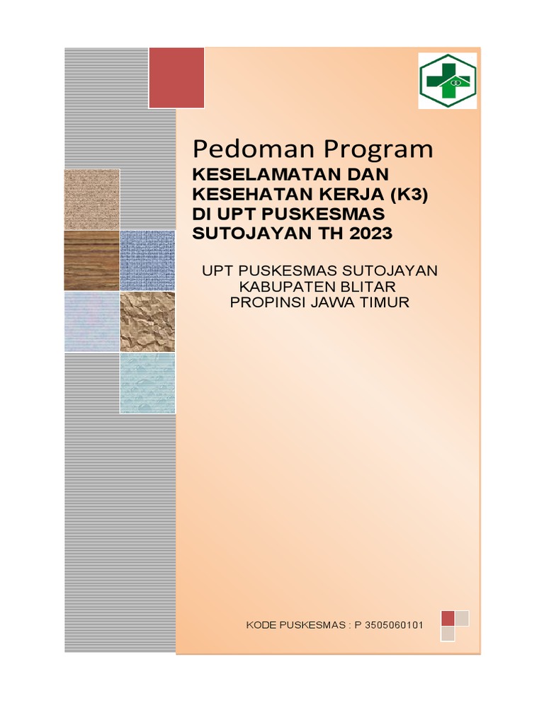 Pedoman Sistematika k3 Upt Puskesmas Sutojayan Th 2023 | PDF