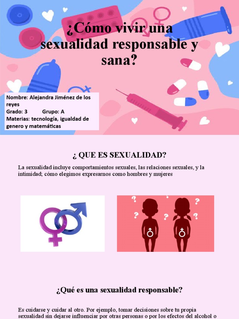 Cómo vivir una sexualidad responsable y sana | PDF | La sexualidad humana | Psicología Social