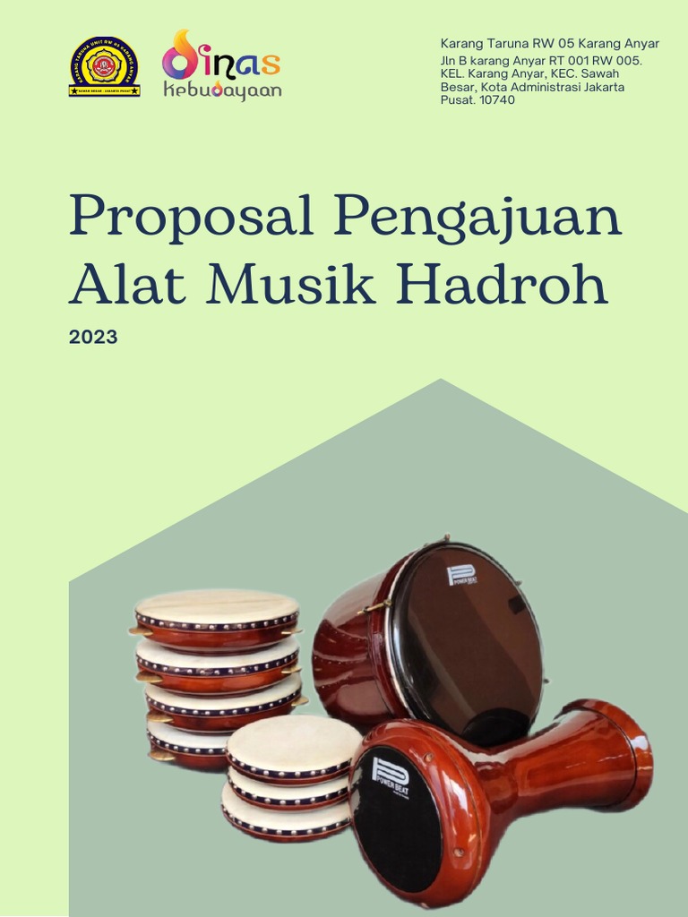 Proposal Pengajuan Alat Musik | PDF