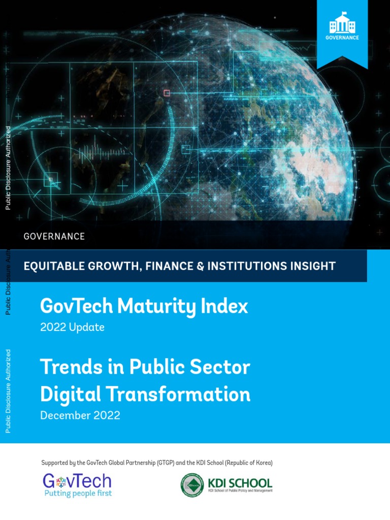 GovTech Maturity Index | PDF | Business | Technology & Engineering