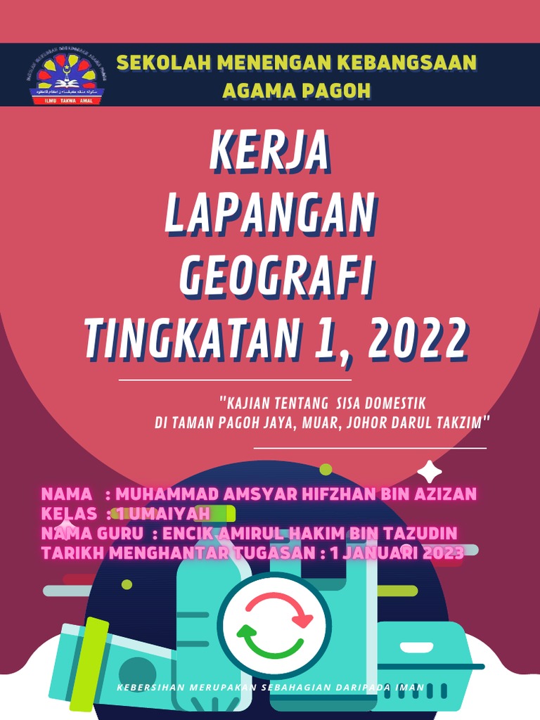 3R Reuse Reduce Recycle Campaign Poster With Illustration | PDF