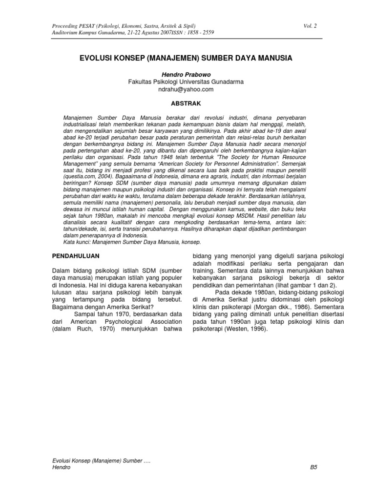 Hendro Prabowo Evolusi KonsepEdited | PDF