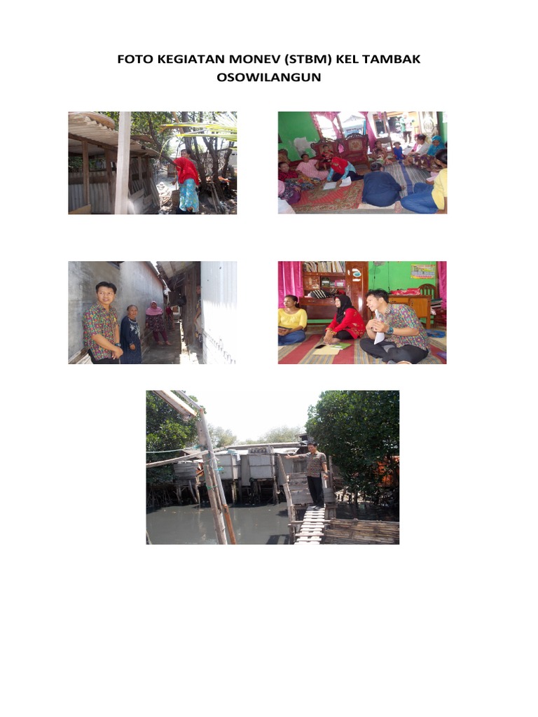 Foto Kegiatan Monev | PDF