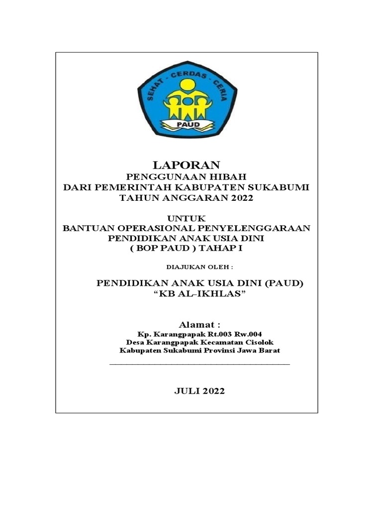 LPJ Bop 2022 Tahap 1 | PDF