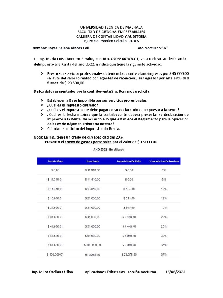 Ejercicio Practico 5 | PDF