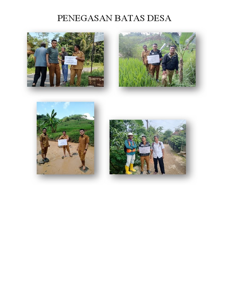 Penegasan Batas Desa | PDF