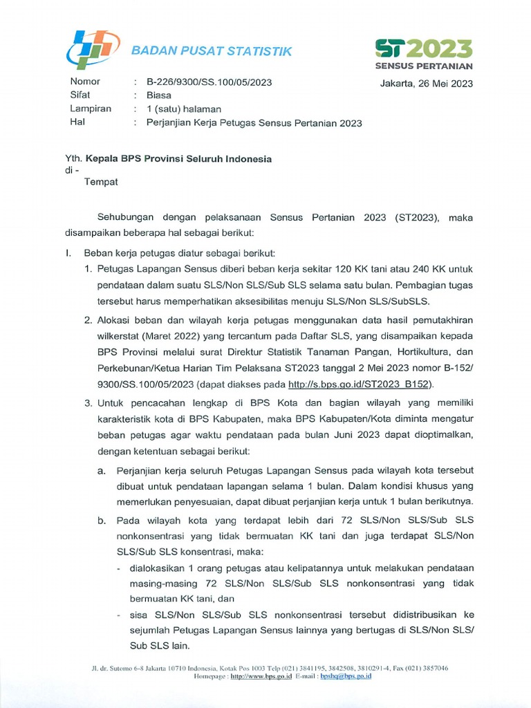 B.226.9300 PK Petugas ST 2023 | PDF