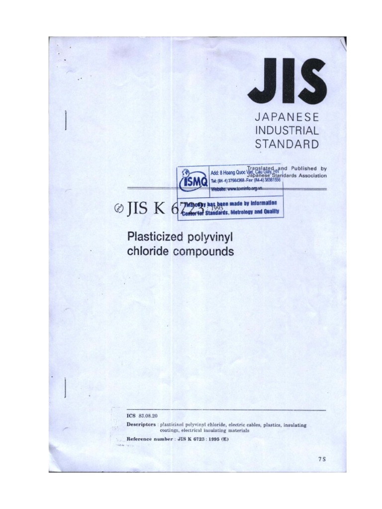 Jis K6723 | PDF