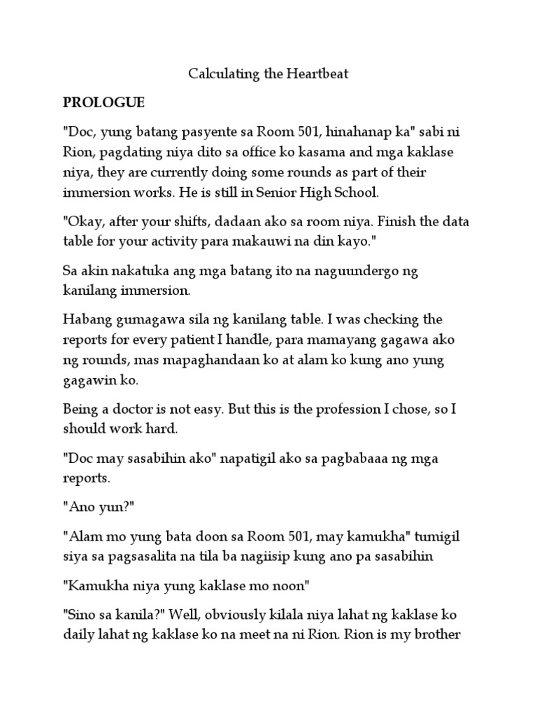 Calculating Heartbeat | PDF