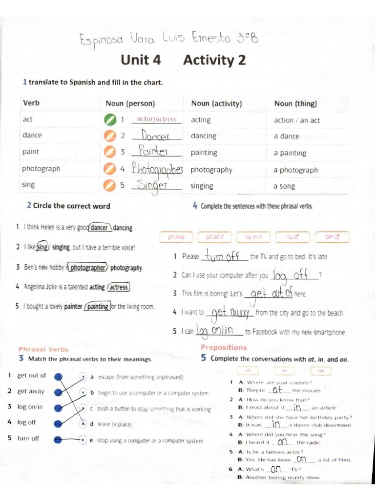 Unit 4 Activity 2 | PDF