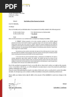 Letter To Postmaster Sample | PDF