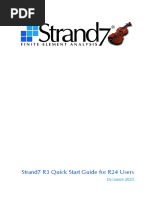 Strand7 Tutorial: Beam Analysis Steps | PDF | Dialog Box | Beam (Structure)
