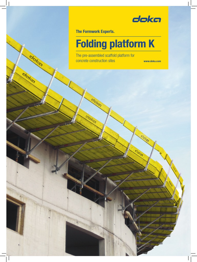 LL Folding-Platform-K 2p en 210610ca High-Res | PDF | Scaffolding | Real Estate