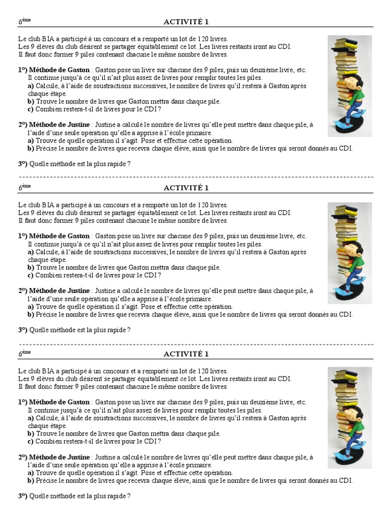 A 607 Decouverte de La Division Entiere | PDF