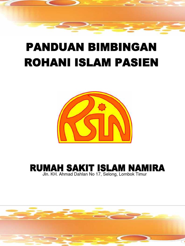 Panduan Bimbingan Rohani Islam Pasien | PDF
