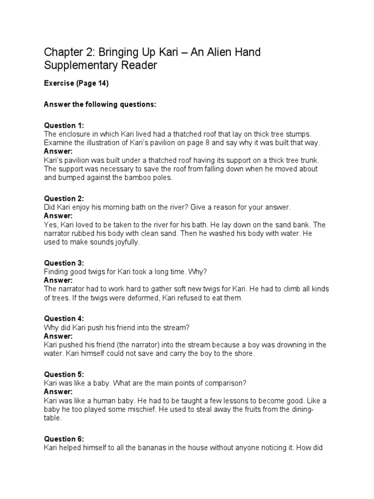 Bringing Up Kari | PDF