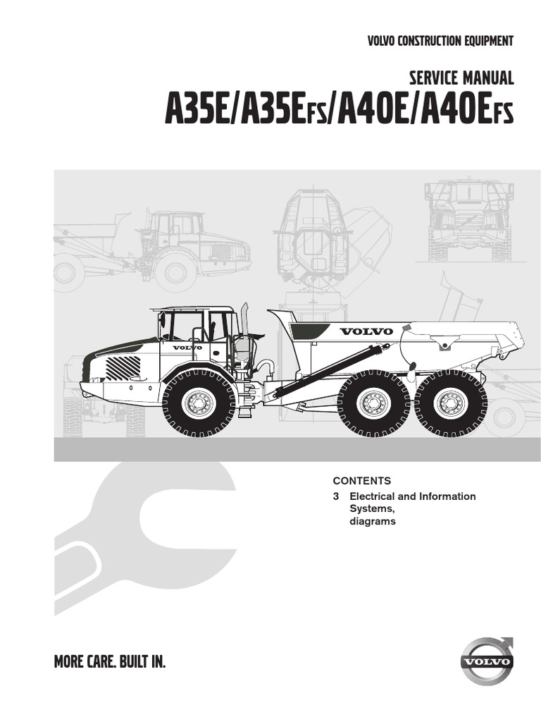 Service Manual Volvo A35E A40E | PDF