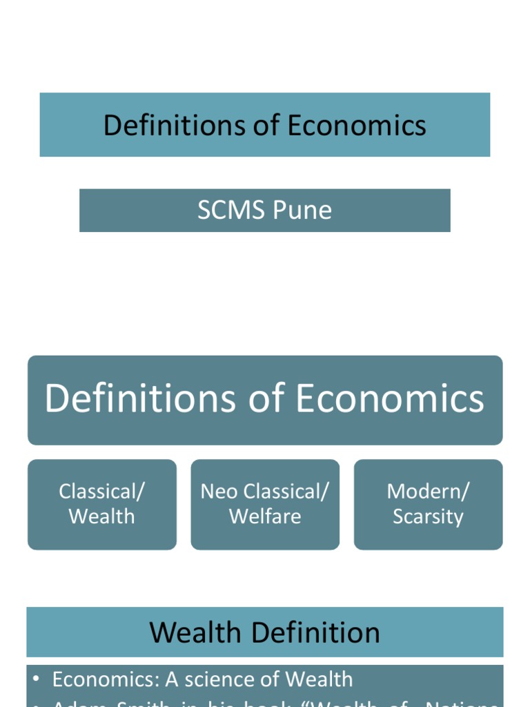 Economics Definitions Overview | PDF | Economics | Economies