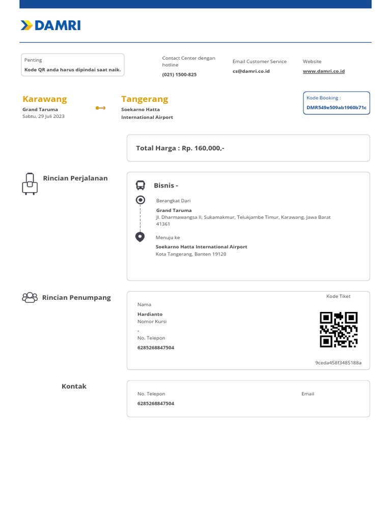 Damri Karawang Bandara | PDF