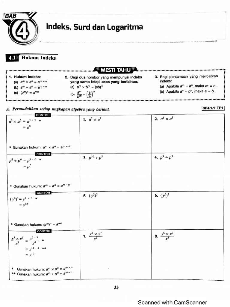 Galus Add Math Form 4 | PDF