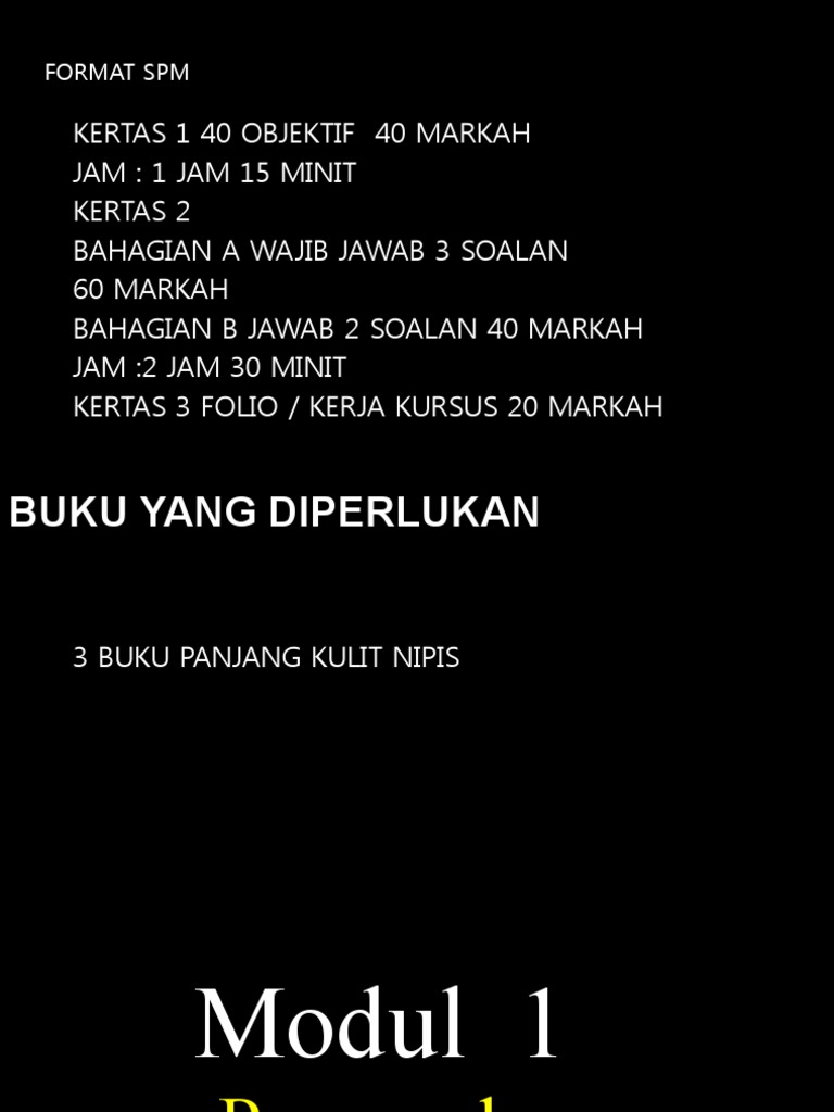 Akaun Modul 1 Tingkatan 4 | PDF