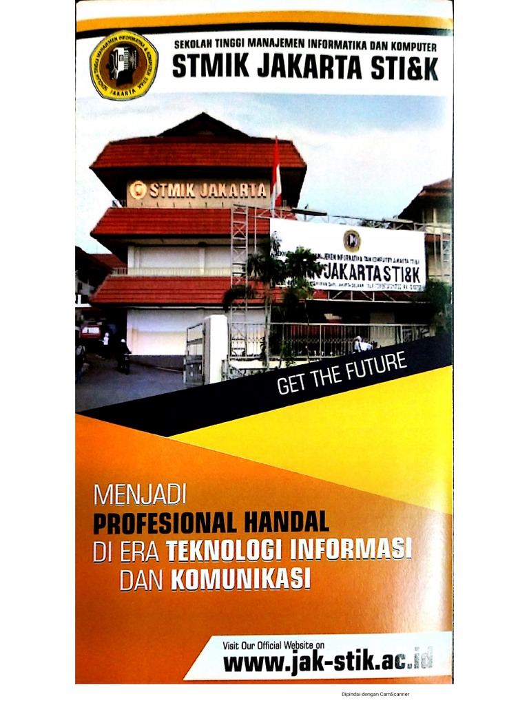 Brosur STMIK Jakarta STI &K | PDF