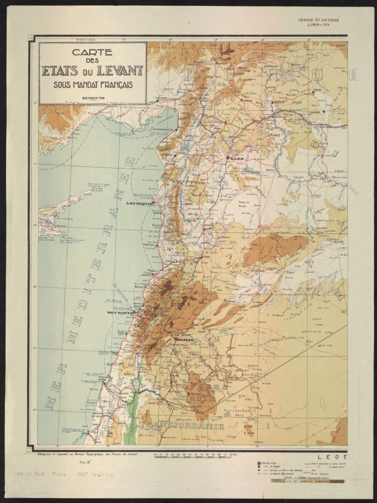 Lebanon Maps - 539-44 | PDF