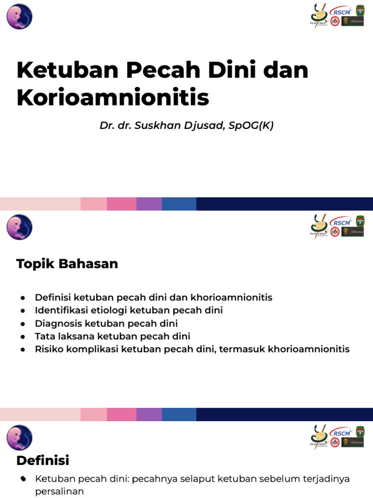 Ketuban Pecah Dini - PPT | PDF