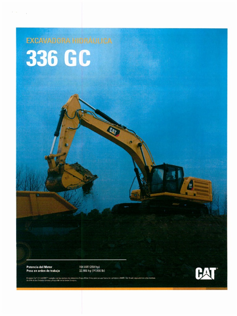 Manual Cat 336GC | PDF