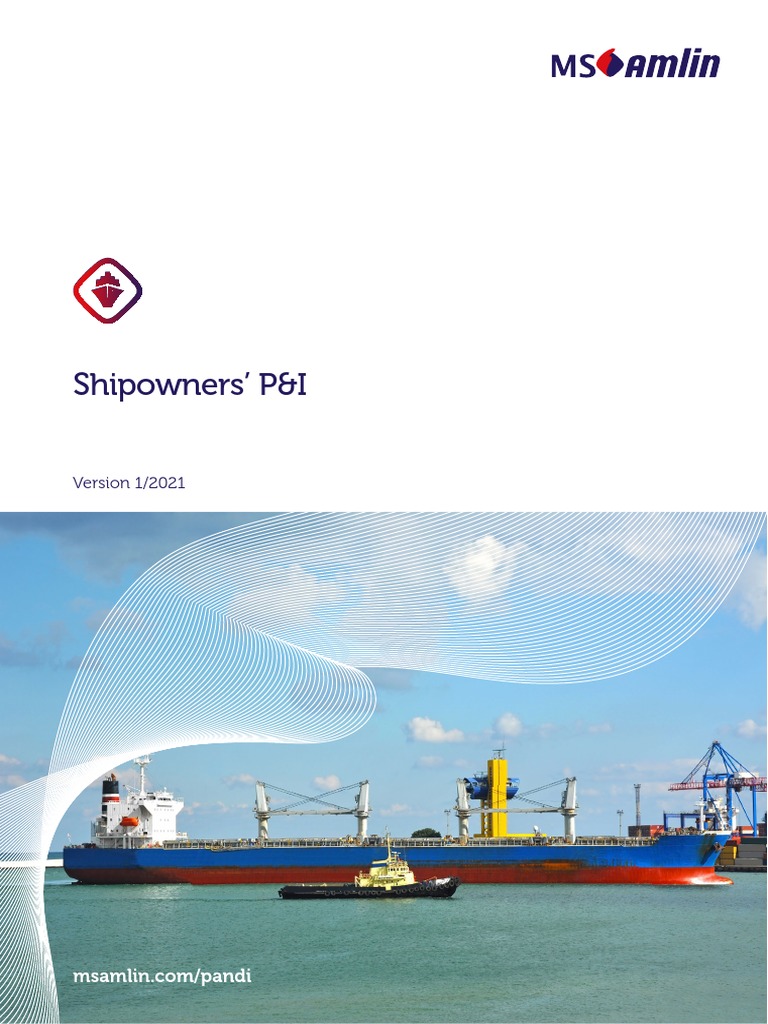 MS Amlin Shipowners P&I Policy 2021 | PDF