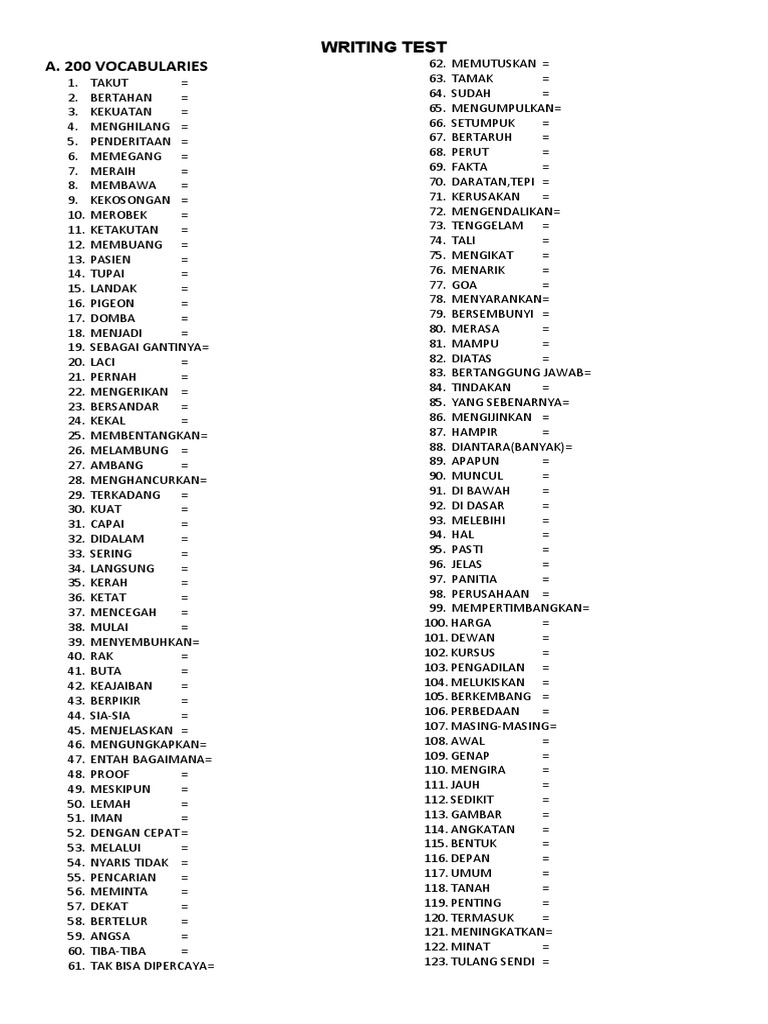 200 VOCAB | PDF
