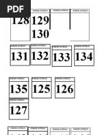Queue Numbers List | PDF
