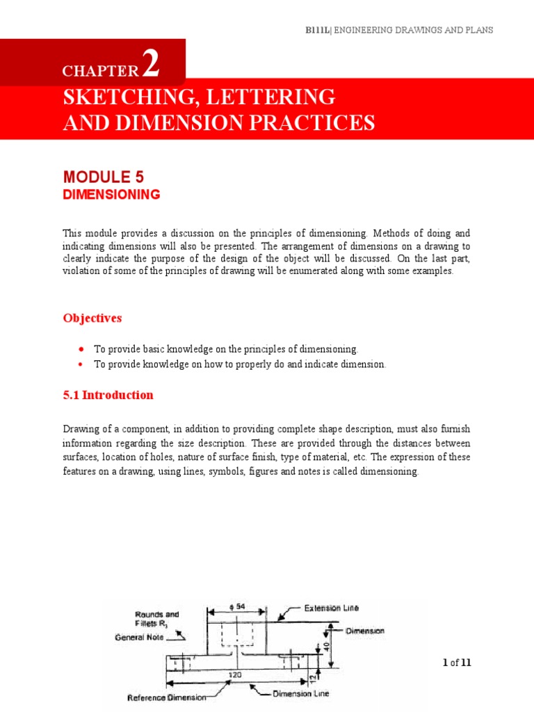 B111L Engineering Drawing and Plans Module 5 | PDF | Drawing | Angle