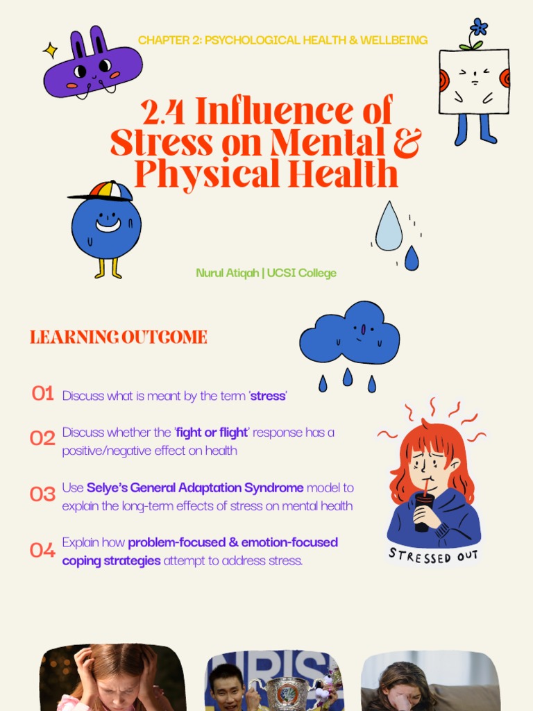 2.4 Influence of Stress On Mental & Physical Health | PDF | Stress (Biology) | Fight Or Flight ...