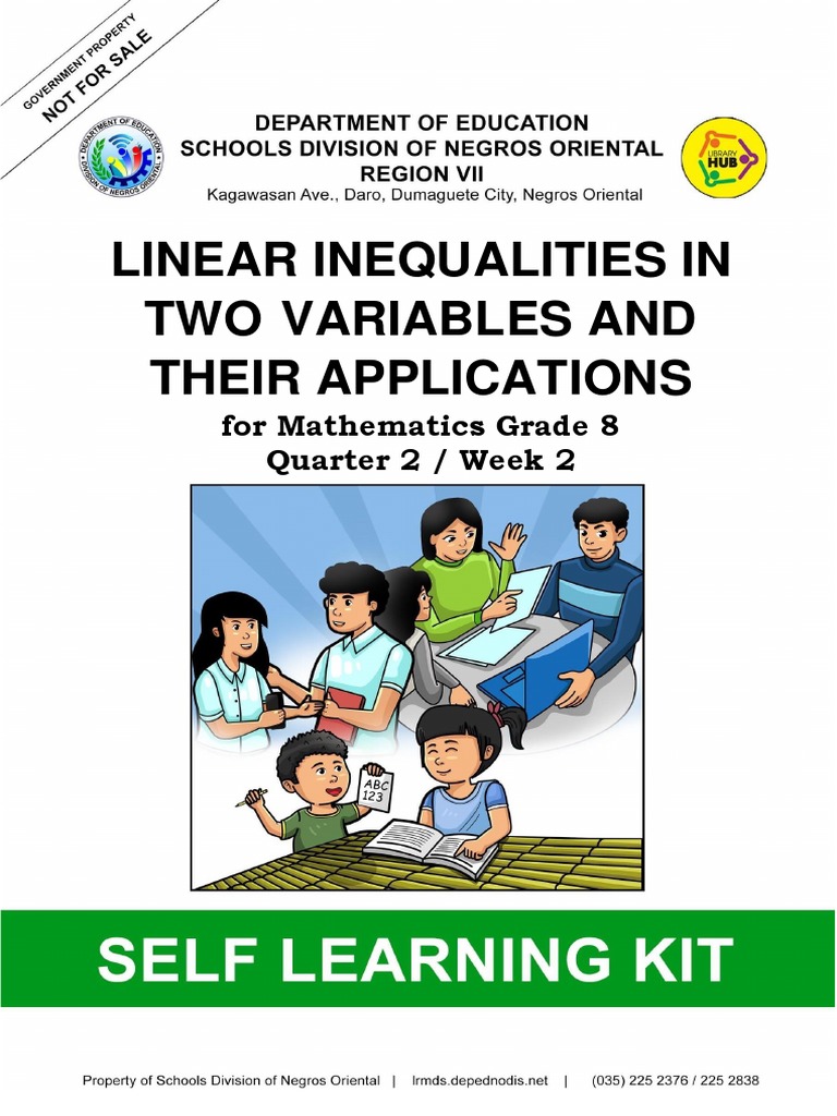 Math 8-Q2-Week-2 | PDF | Inequality (Mathematics) | Mathematics