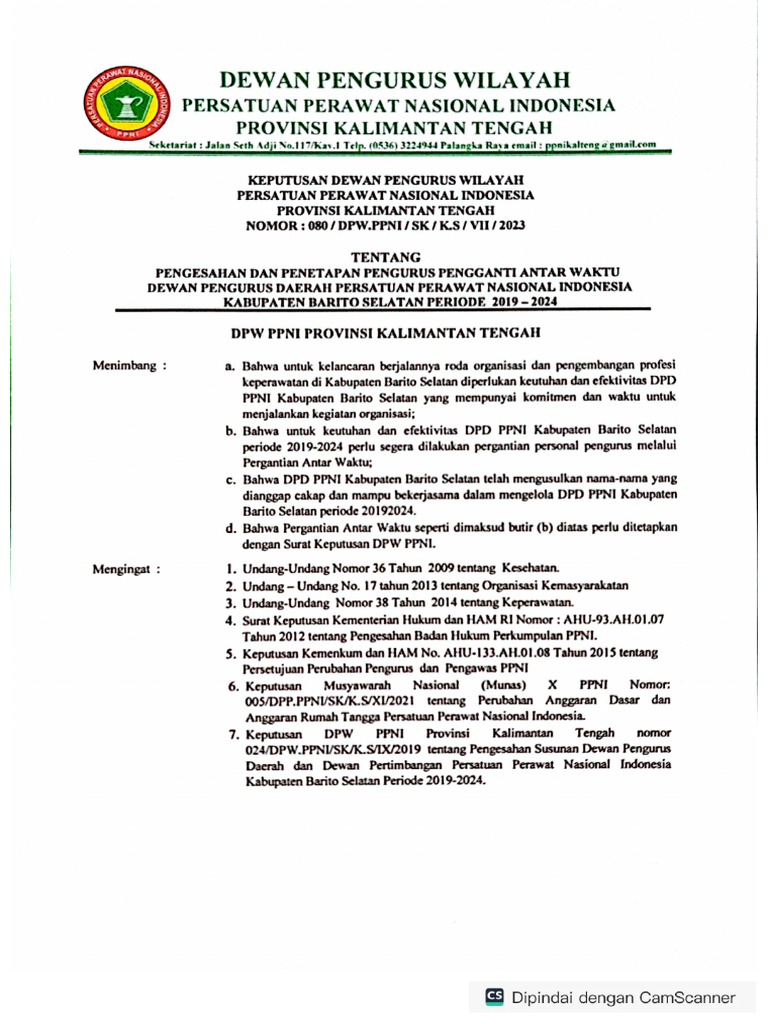 SK Paw DPD Ppni 2029 - 2023 | PDF