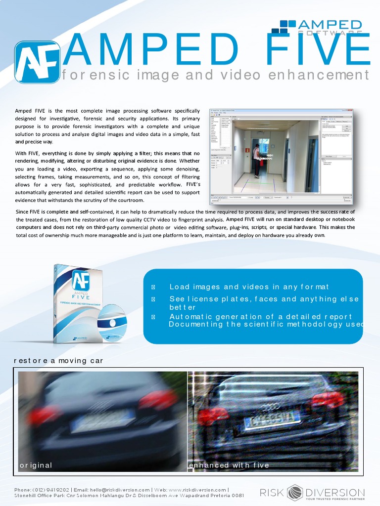 Amped Five Video Enhancement Solution | PDF