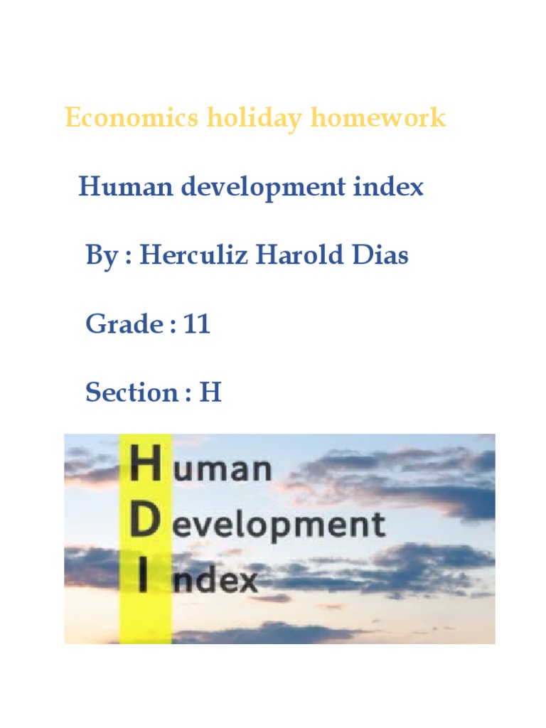 Economic Holiday Homework 2 | PDF