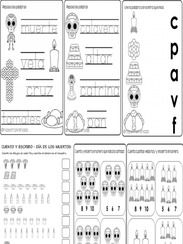 Actividades Dia de Muertos | PDF