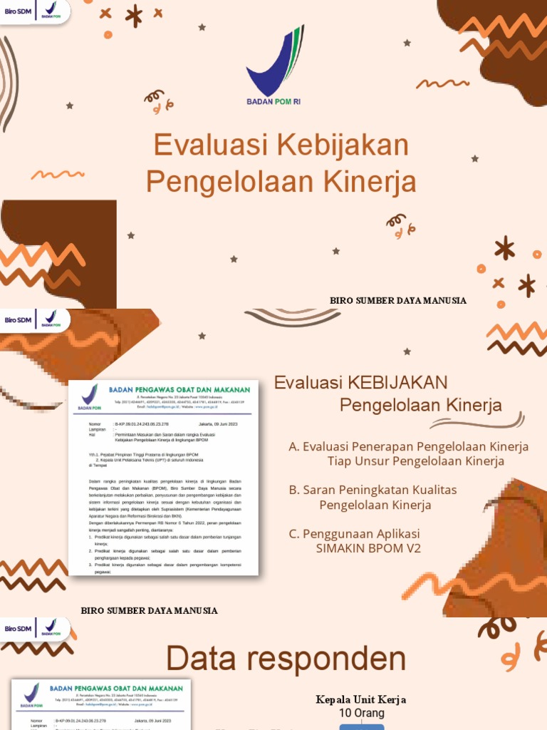 Paparan Evaluasi Kebijakan Pengelolaan Kinerja Ver1.1 | PDF
