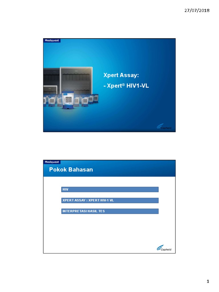 Xpert HIV-1 Viral Load | PDF