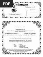 Undangan Tahlilan Pernikahan | PDF | Agama & Spiritualitas