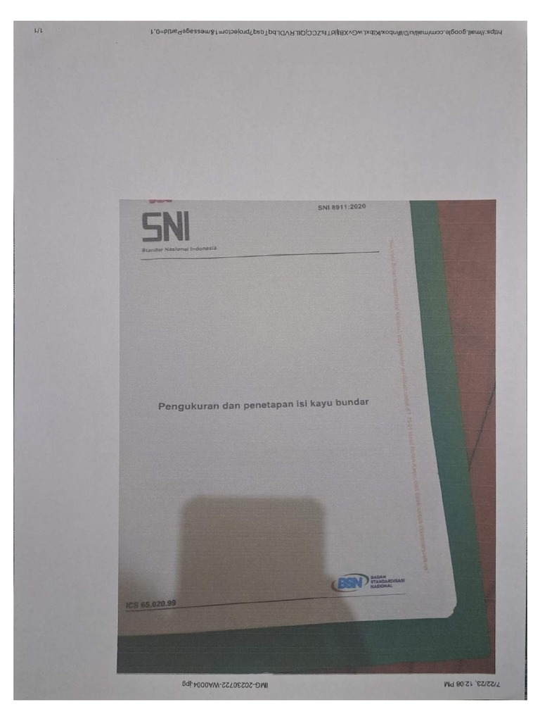 Sni 8911 2020 | PDF