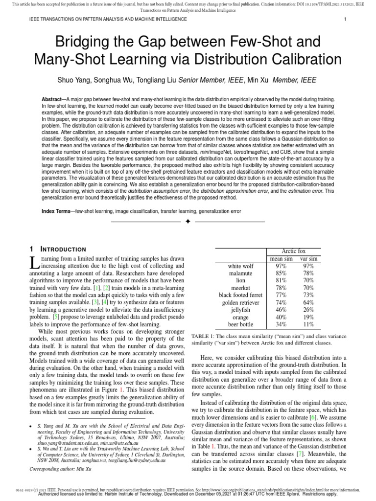 Bridging The Gap Between Few-Shot and Many-Shot Learning Via ... Bridging The Gap Between Few-Shot and Many-Shot Learning Via ...