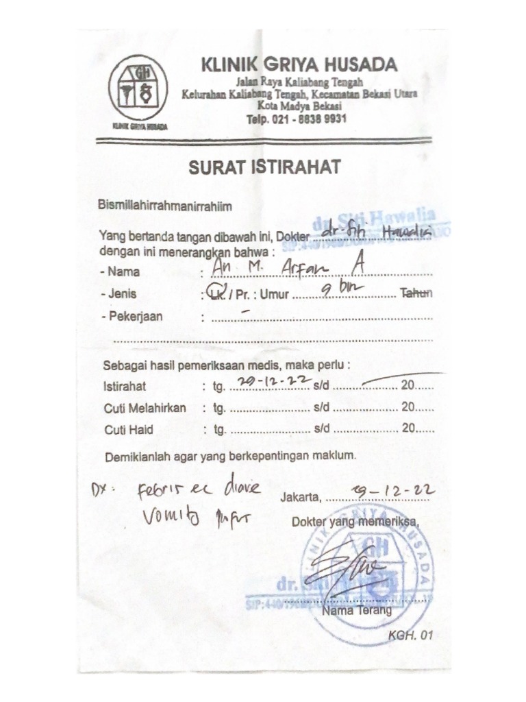 Klinik Griya Husada Pdf