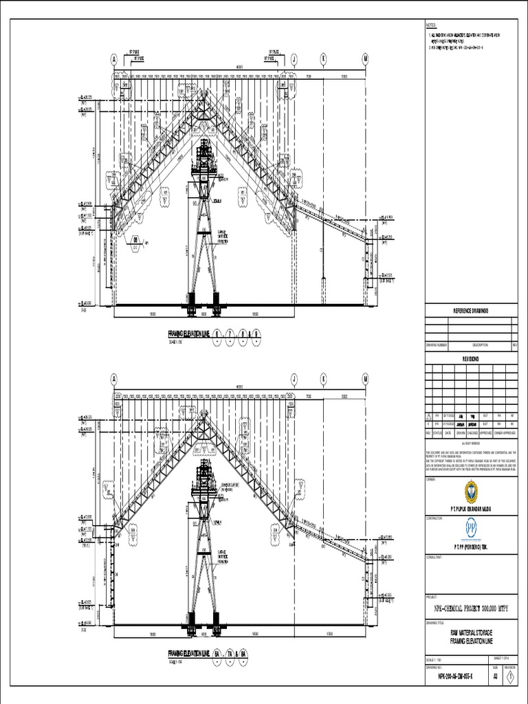 NPK - 200 - A6 - DW - 025 - K - R2 - RMS - Framing - Elev - Line Sheet ...