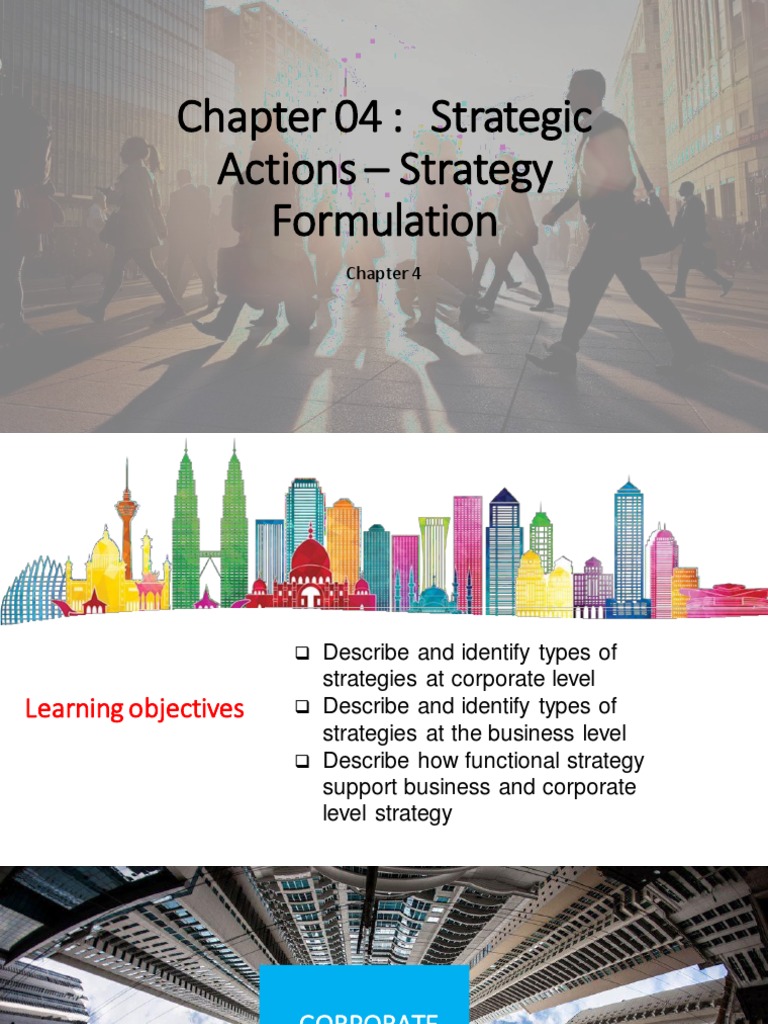 Adm650 Chapter 4 Strategy Formulation-Corporate and Business Level | PDF | Strategic Management ...