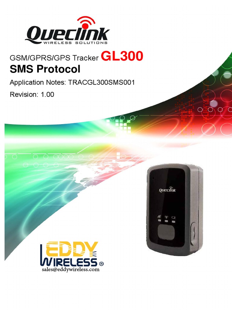 GL300 SMS Protocol | PDF | Password | Ascii
