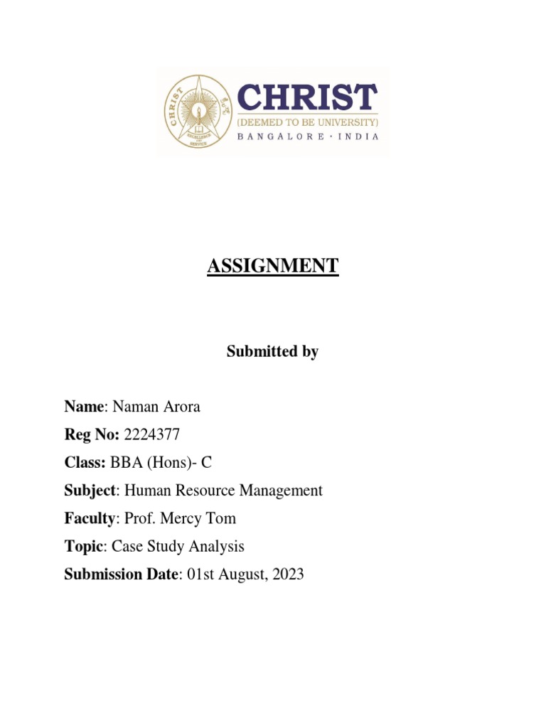 Cia 1 | PDF | Human Resource Management | Recruitment